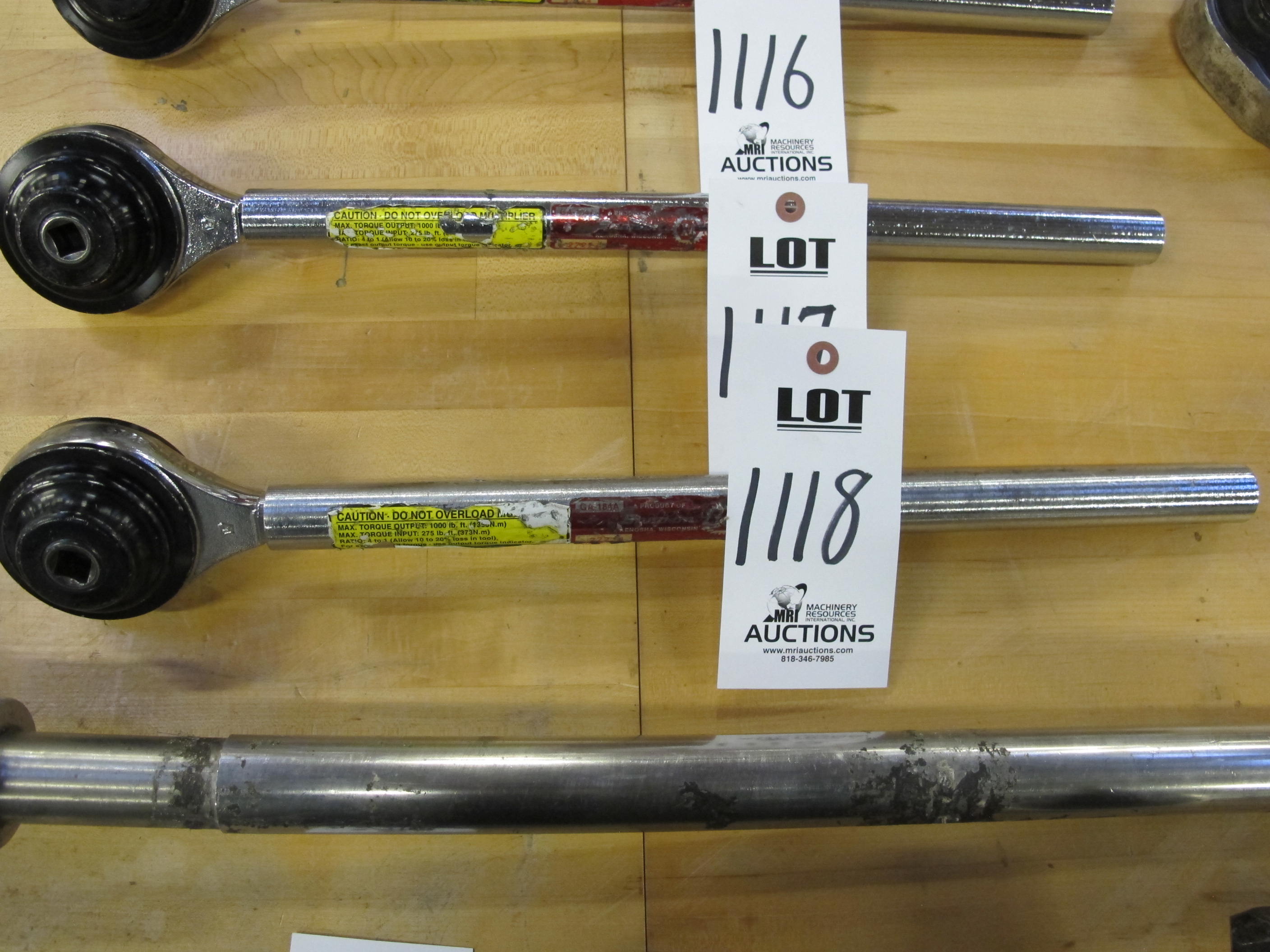 SNAP ON TORQUE MULTIPLIER, MODEL GA-184A, MAX INPUT 275 LB., MAX OUTPUT ...